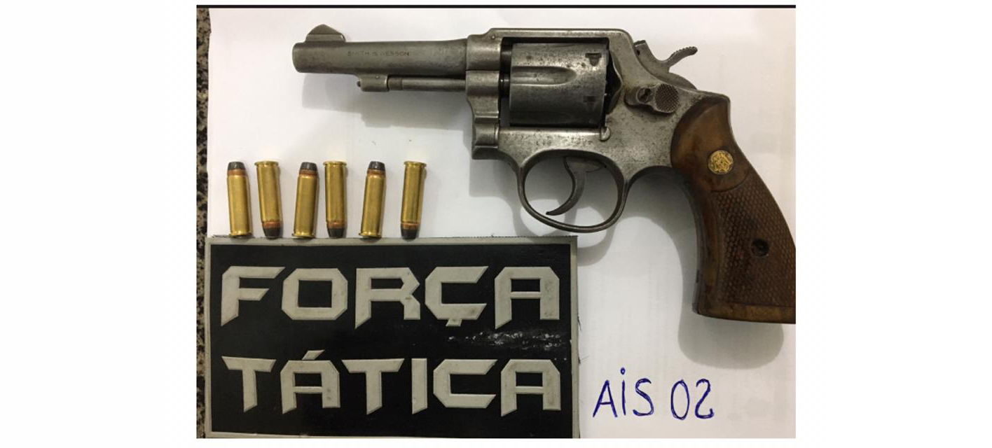 Homem é Capturado Pela Pmce Com Revólver Municiado Na Capital