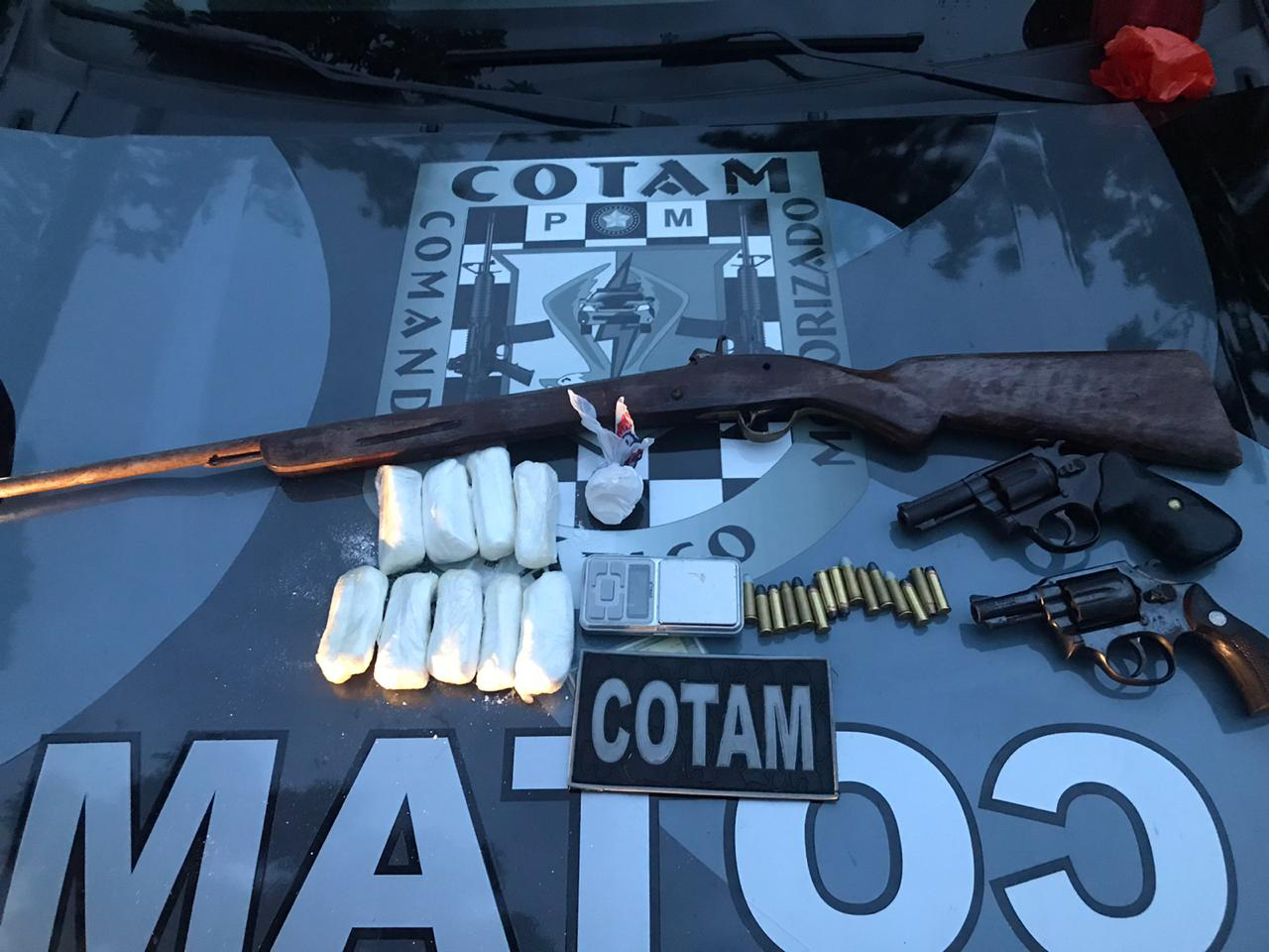 Ação Do Cotam Da Pmce No Bom Jardim Resulta Em Três Armas Apreendidas E