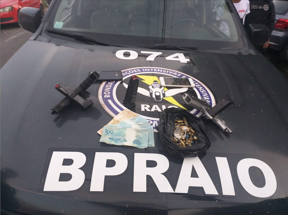 Cpraio Da Pmce Captura Trio E Apreende Duas Armas De Fogo E Munições Em