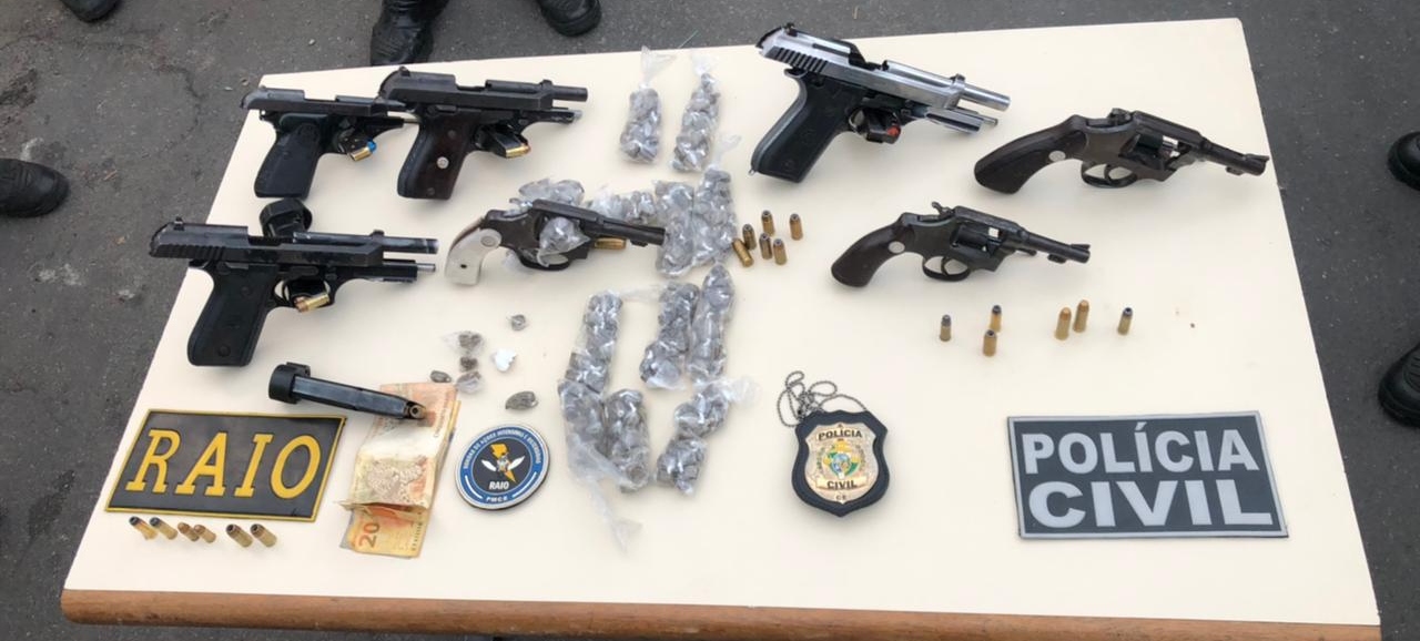 Forças De Segurança Apreendem 18 Armas E Capturam 18 Suspeitos Em