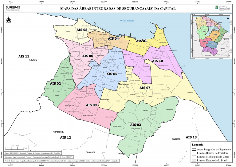 Áreas Integradas de Segurança - AIS - Secretaria da Segurança Pública e ...