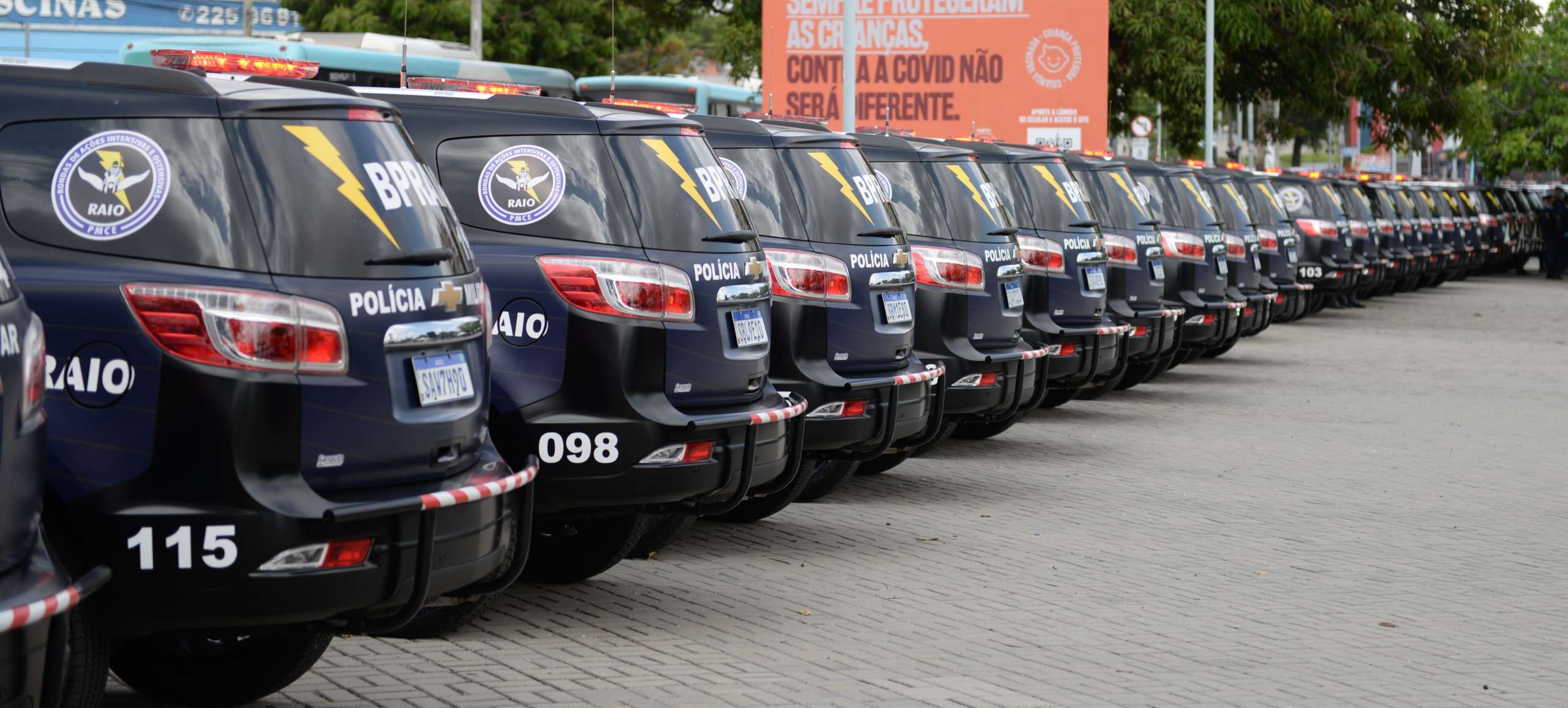 Segurança Pública Do Ceará Ganha Reforço De 82 Novas Viaturas Para Pmce