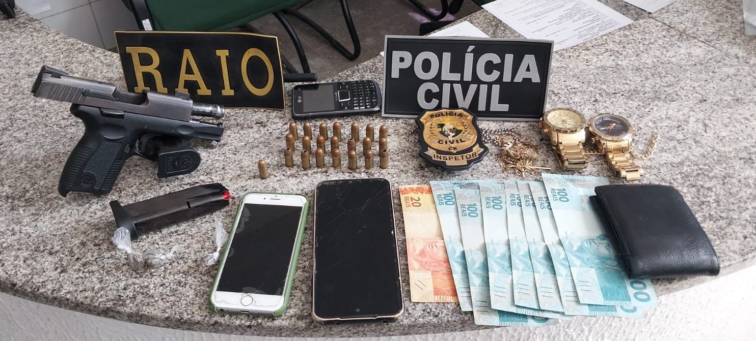 Mandado de prisão preventiva pelos crimes de homicídio e roubo é cumprido em desfavor de ...